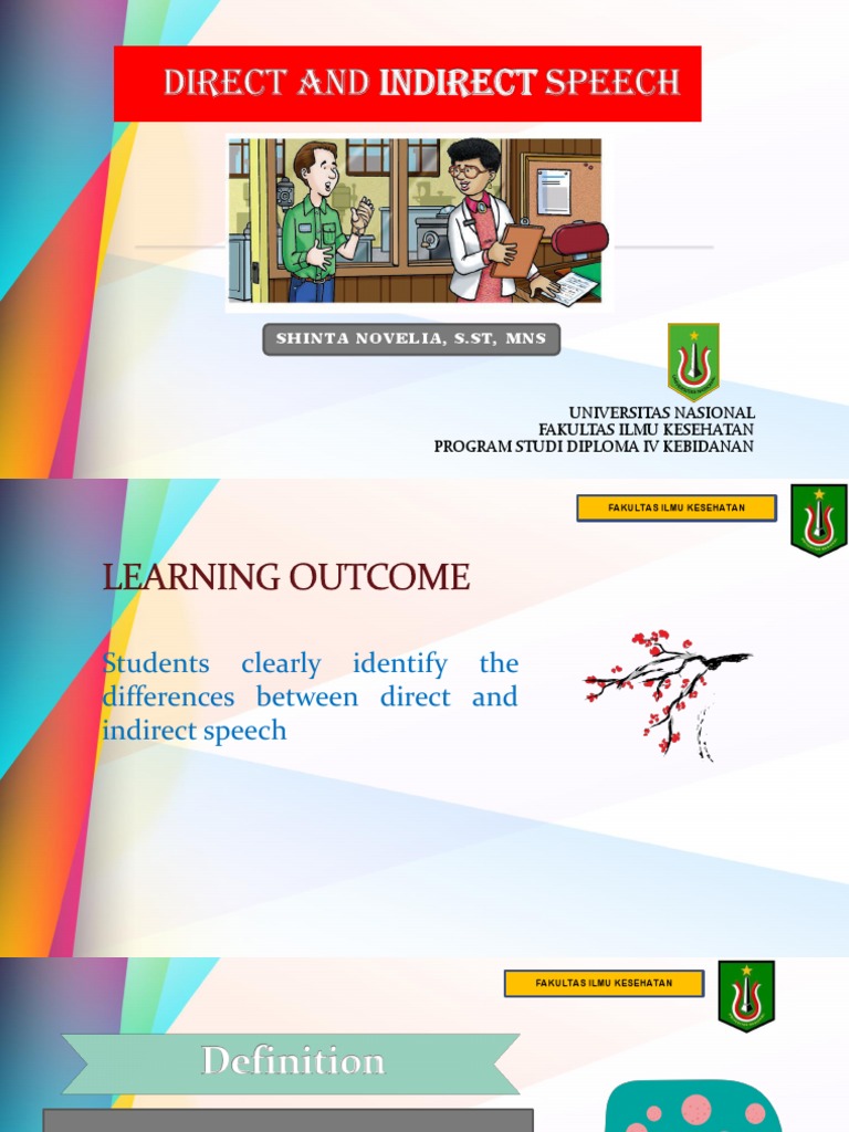 10 Direct and Indirect Speech | PDF | Grammatical Tense | Question