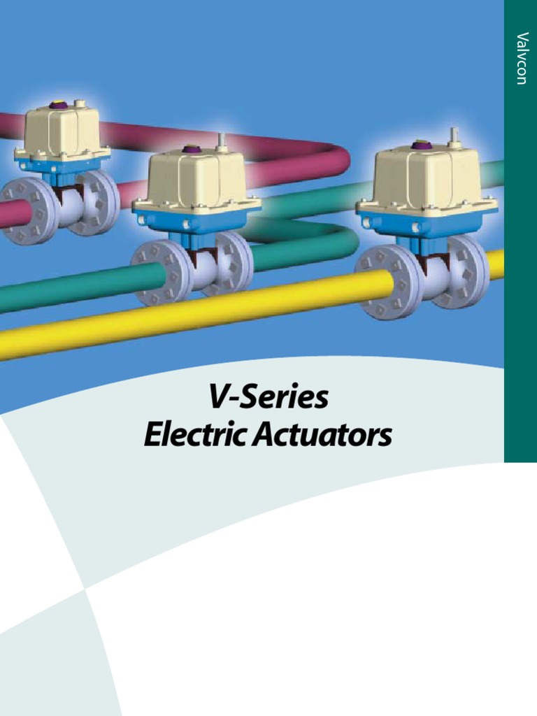 V-Series Electric Actuators | PDF | Electric Motor | Switch