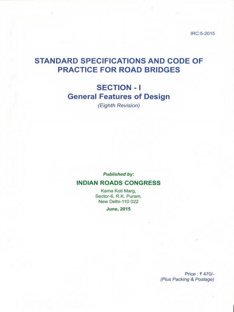 Irc Code 5 | PDF | Sidewalk | Lane