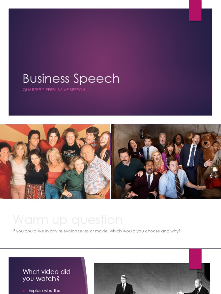 Speech | PDF