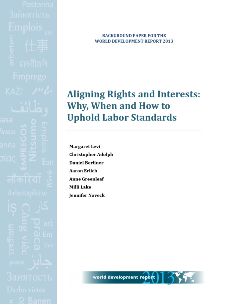 Aligning Rights and Incentives | PDF | International Labour ...