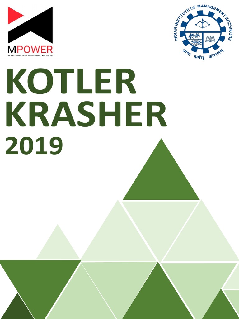 Kotler Krasher 2019 | PDF | Market Segmentation | Marketing