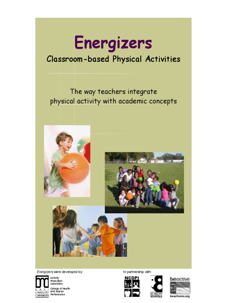 Energizers: Classroom-Based Physical Activities | PDF | Planets | Saturn