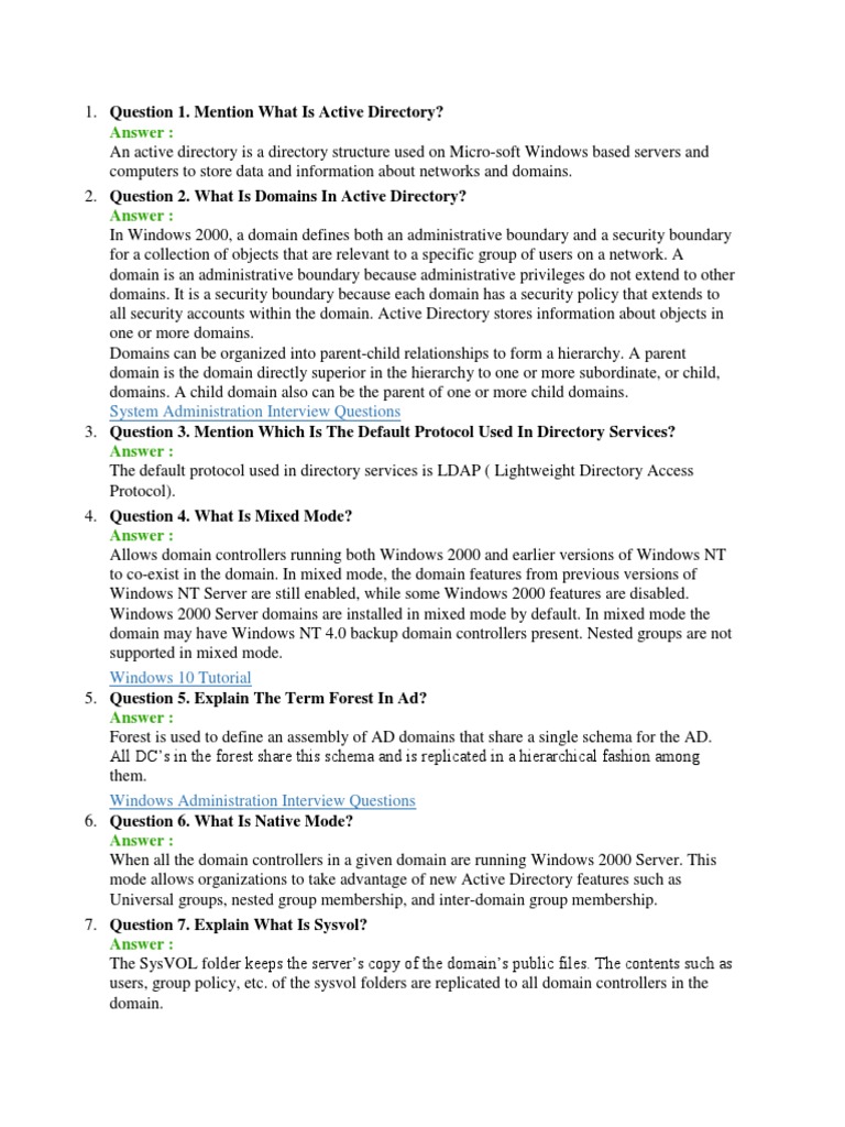 An Overview of Common Active Directory Concepts and Configuration ...