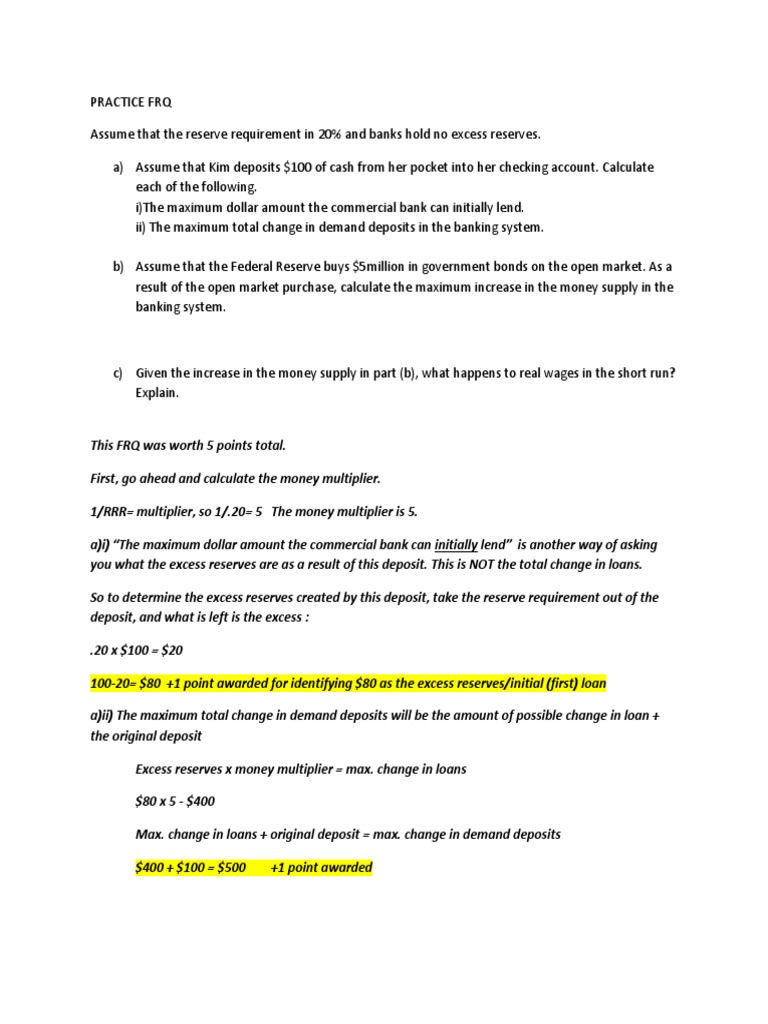 Practice FRQ | PDF