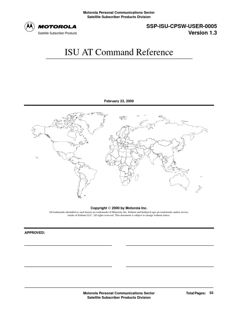 Motorola at Command Set | PDF | Telecommunication | Ascii
