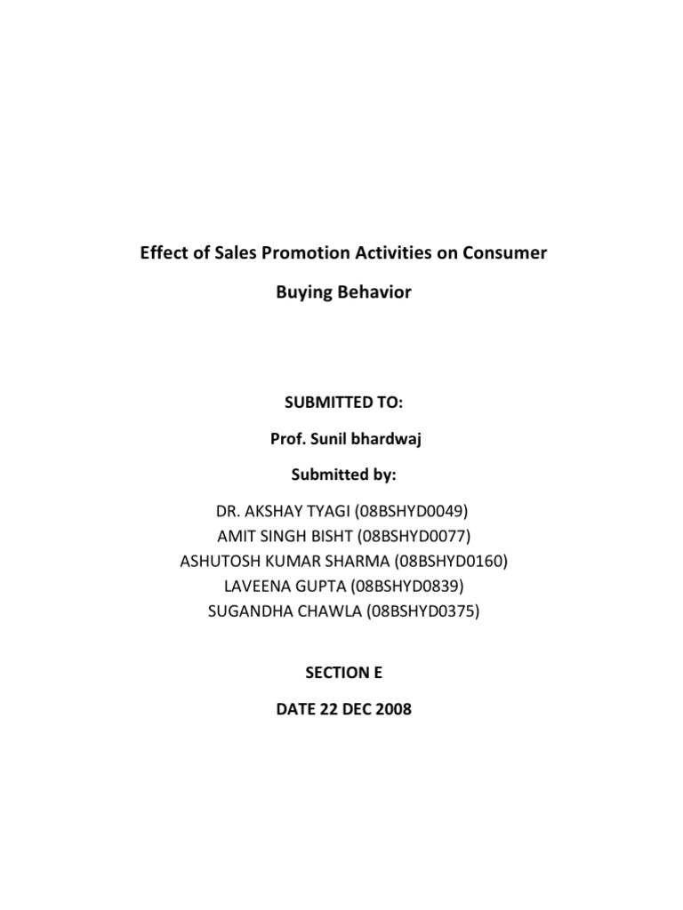 BRM Project Final | Download Free PDF | Questionnaire | Survey Methodology