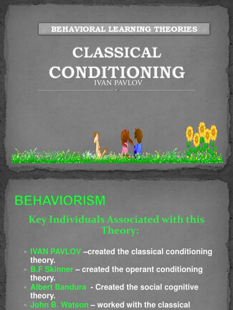Understanding Classical Conditioning | PDF | Classical Conditioning | Behaviorism