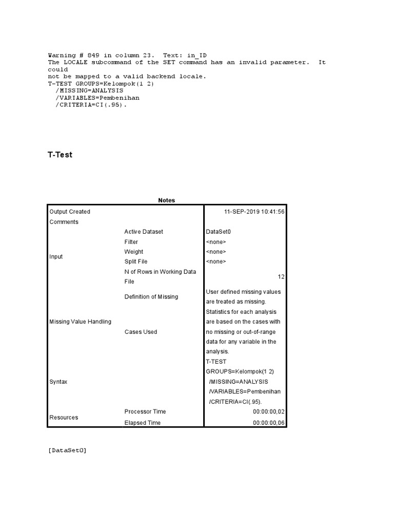 Two Way | PDF | Student's T Test | Variance