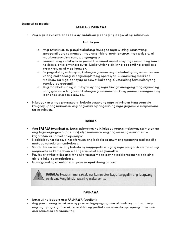 Babala | PDF