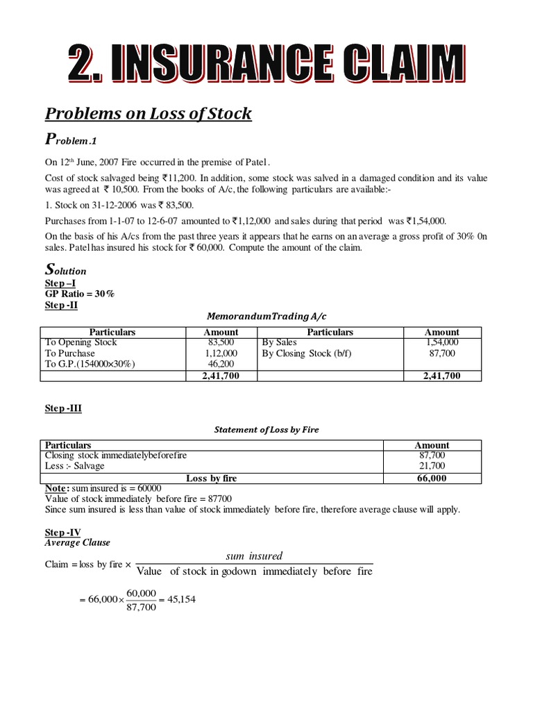 2 Insurance F | PDF | Stocks | Insurance