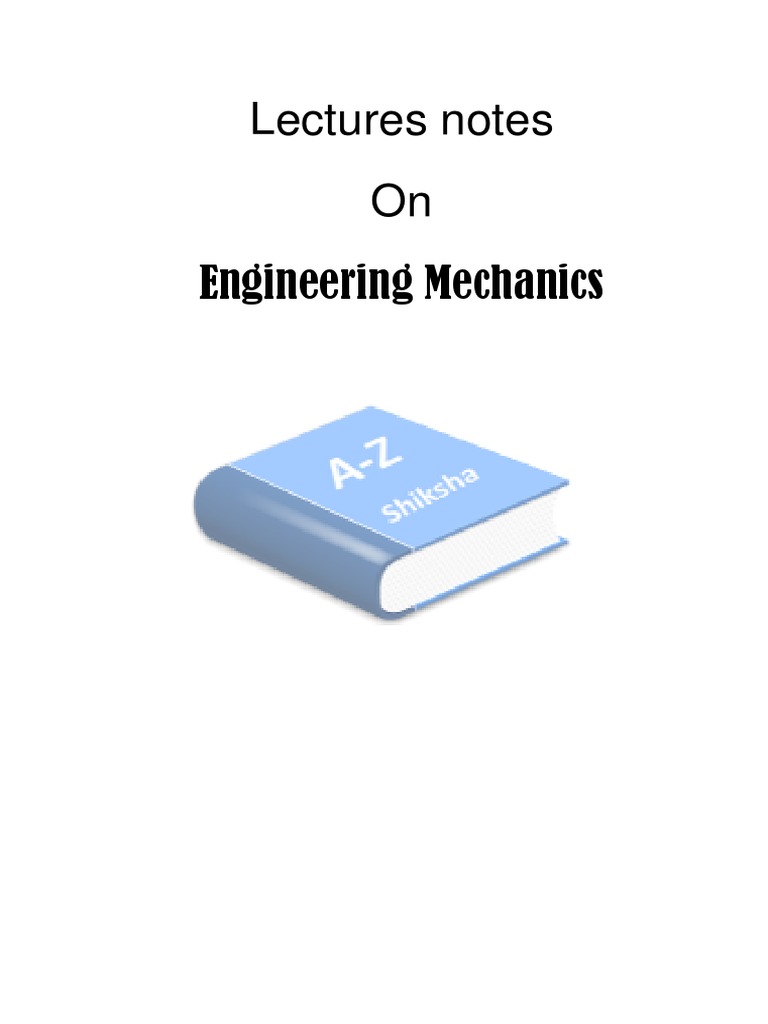 Engineering Mechanics | PDF | Friction | Rotation Around A Fixed Axis