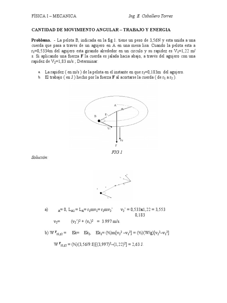 Angular momentum and energy concepts | PDF | Impulso | La energía nuclear