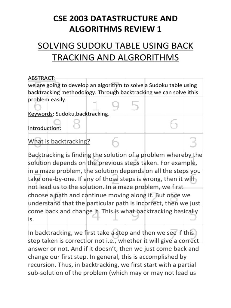 Dsa Project Review 1 | PDF | Areas Of Computer Science | Mathematical Logic