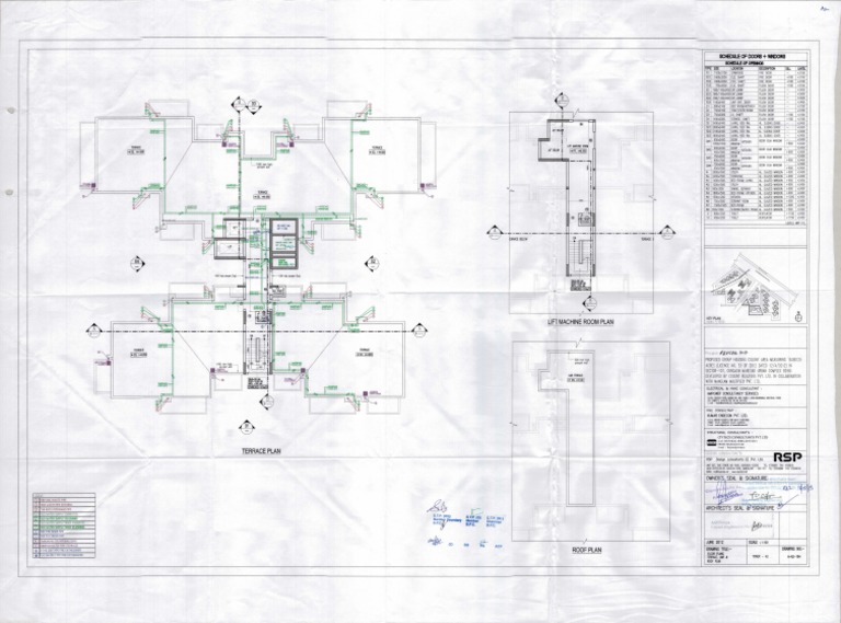 Floor Plans Terrace, LMR and Roof Plan-Tower-A2 | PDF
