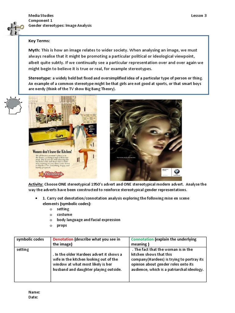 Women Advert Analysis | PDF | Gender Role | Advertising