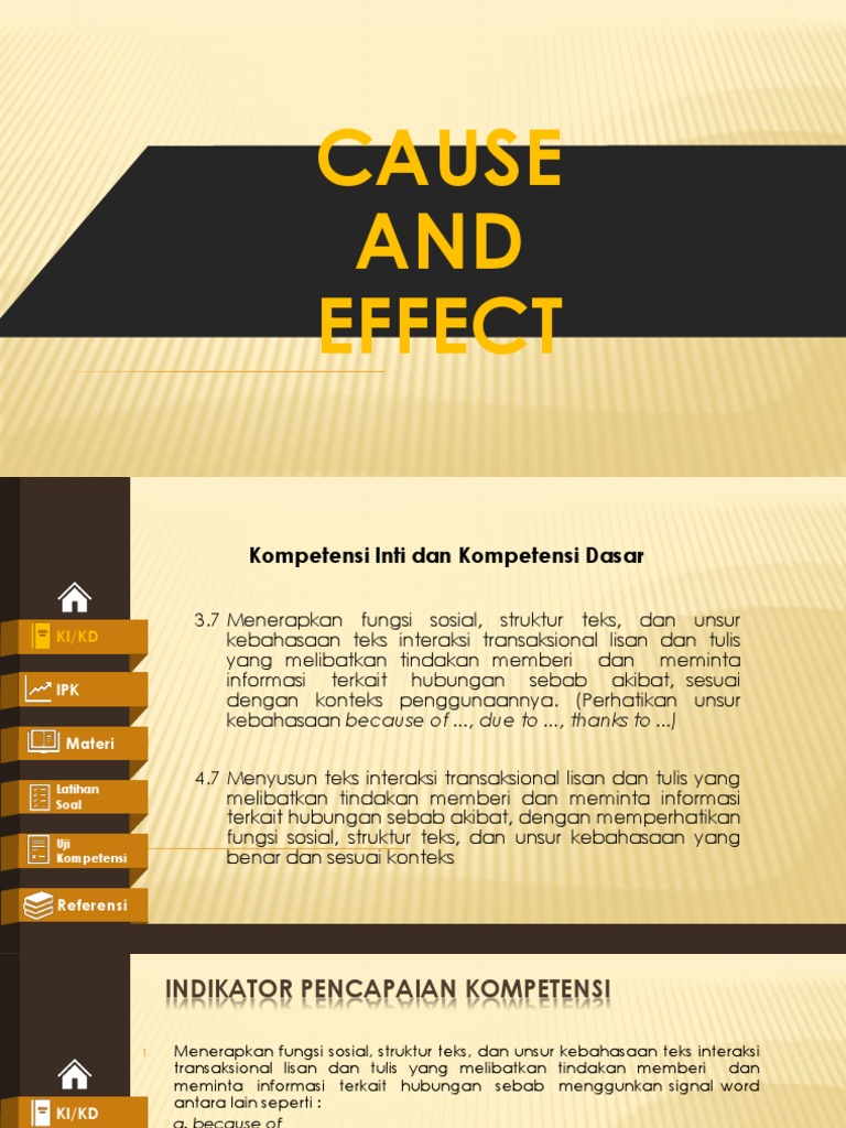 Cause and Effect | PDF