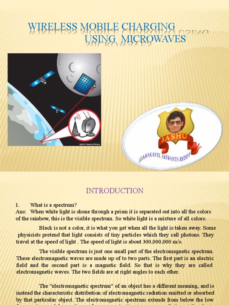 Wireless Mobile Charging Using Microwaves | PDF | Electromagnetic ...