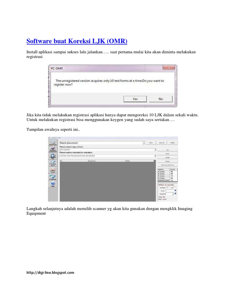 Software Buat Koreksi LJK PDF | PDF
