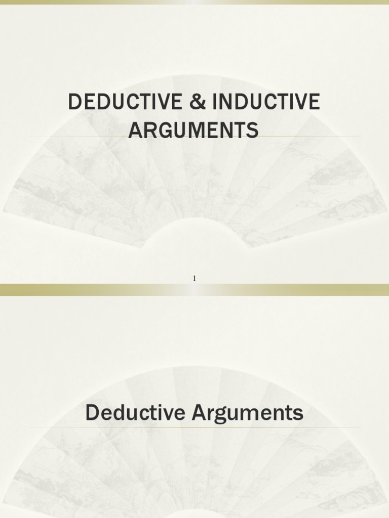 Deduction and Induction | PDF | Deductive Reasoning | Argument