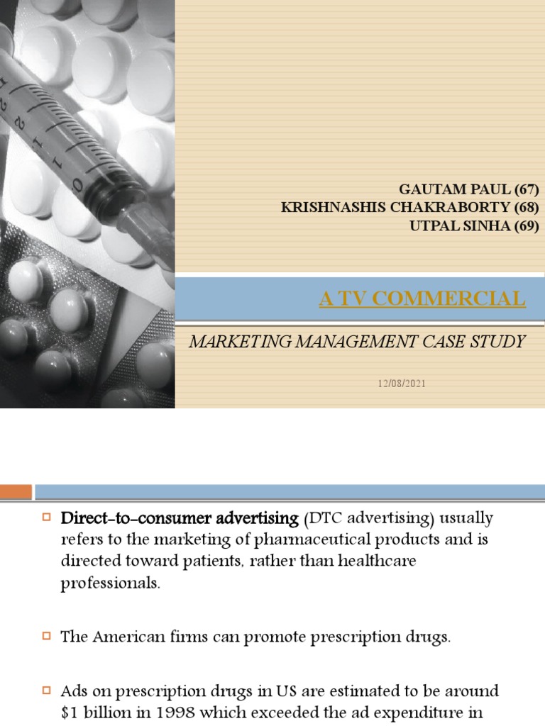 A TV Commercial: Marketing Management Case Study | PDF | Chronic ...