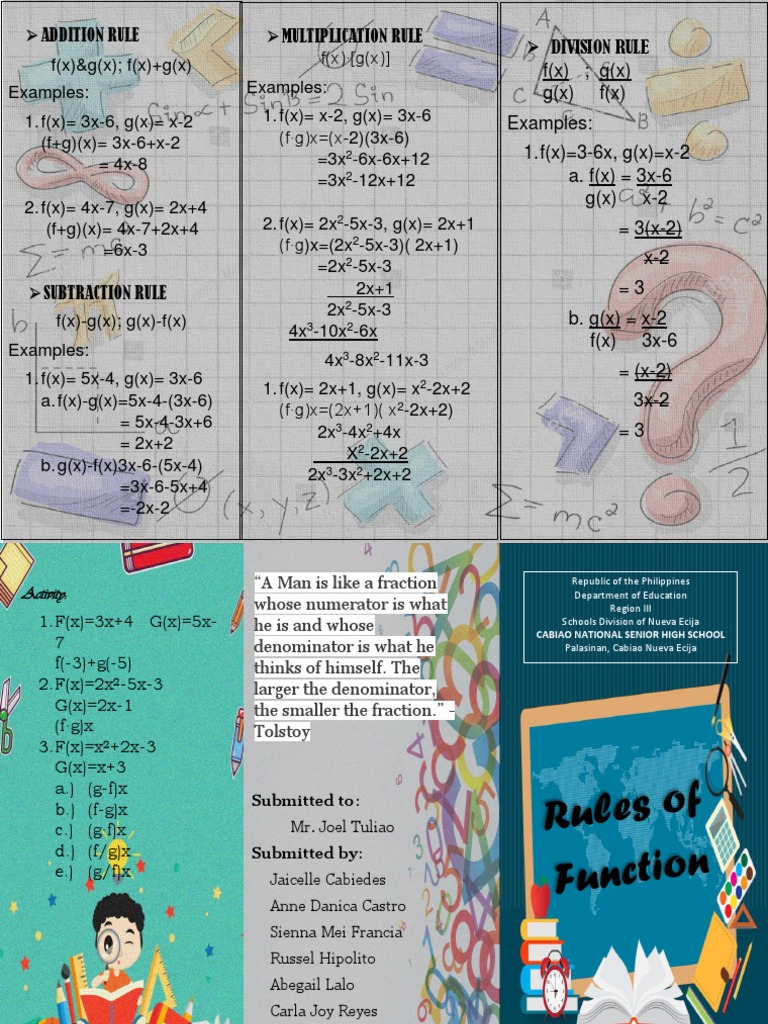 Brochures | PDF | Mathematical Notation | Division (Mathematics)