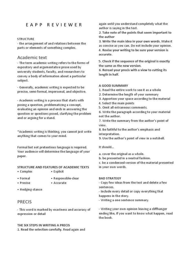 Eapp Reviewer | PDF | Causality | Essays