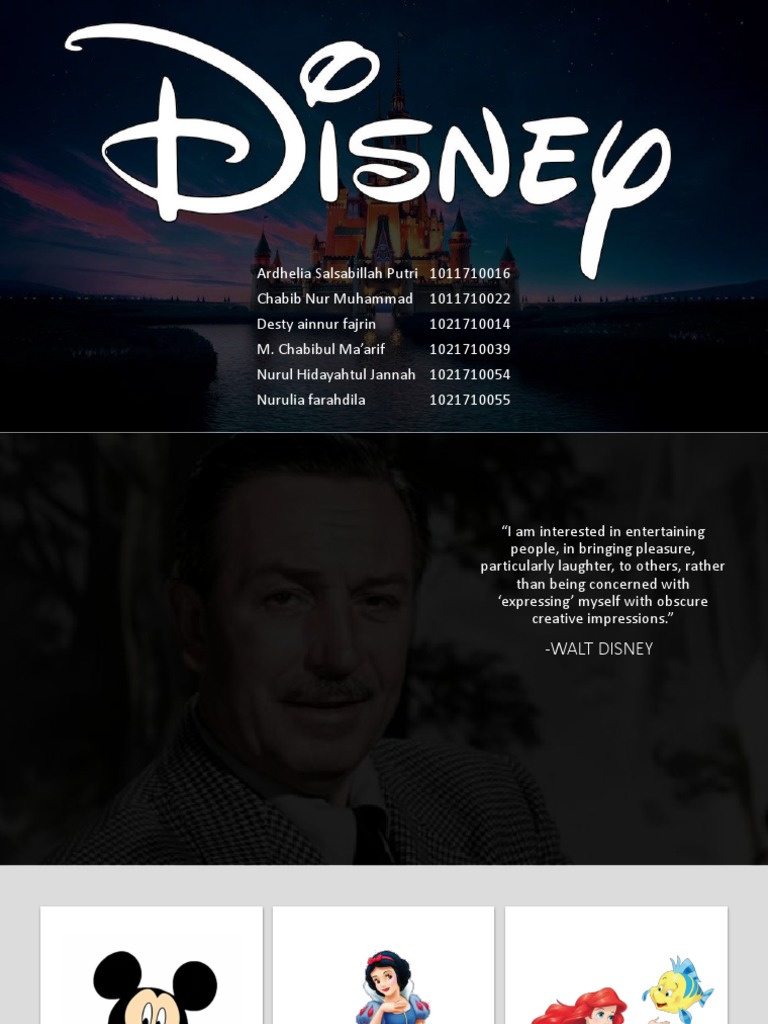 Positioning the Disney Brand for Trust, Fun and Family Entertainment ...