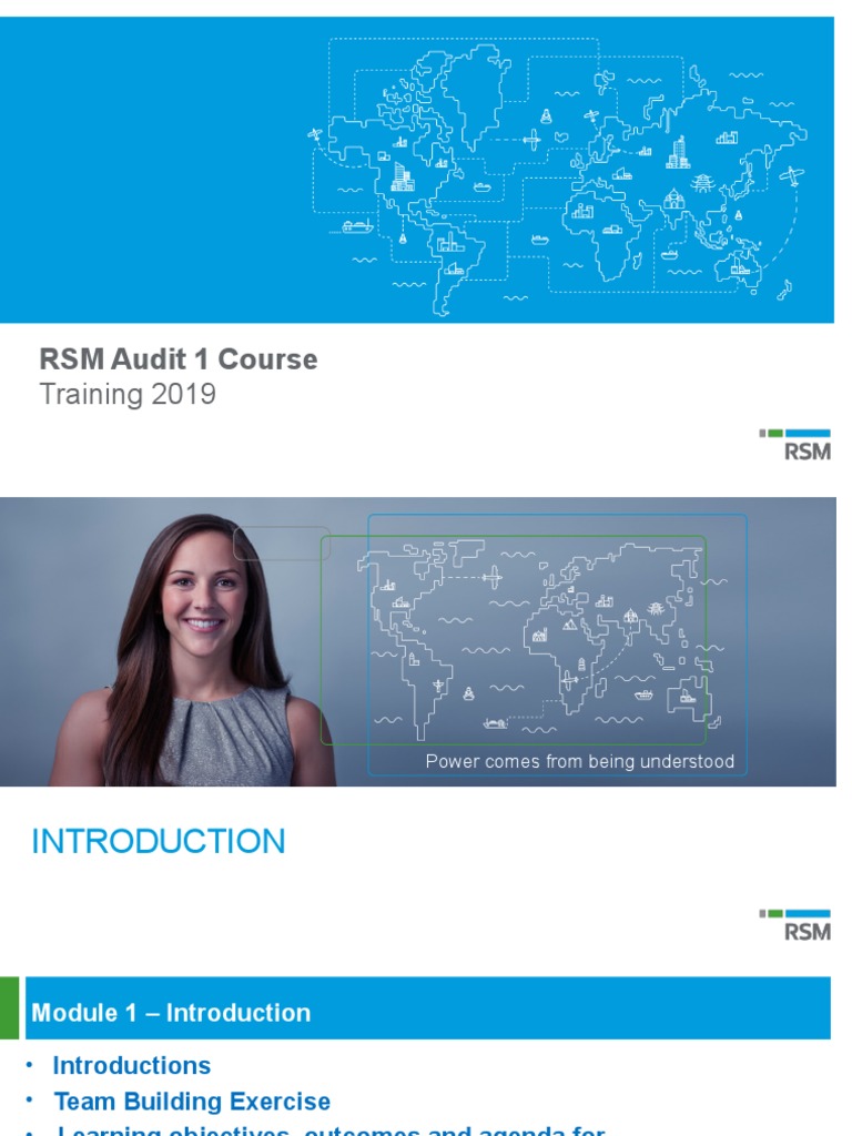 Module 1 RSM Audit Course 1 2019 | PDF | Internal Control | Audit