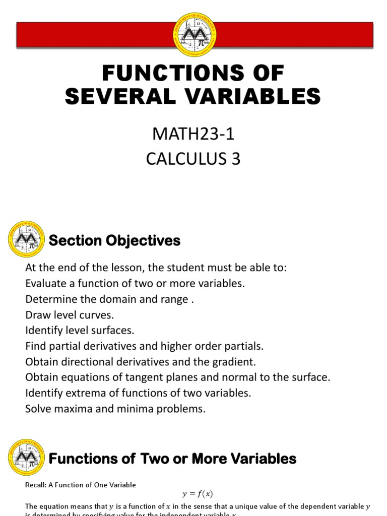 3 D Calculus | PDF | Continuous Function | Function (Mathematics)