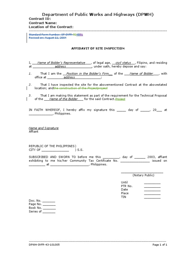 DPWH Infr 43 | PDF | Finance & Money Management | Computers