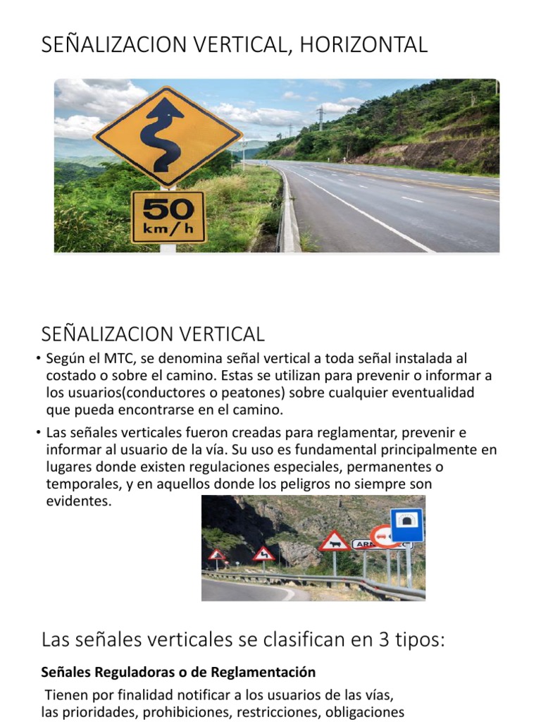 Senales Horizontales | PDF | Seguridad vial | Color
