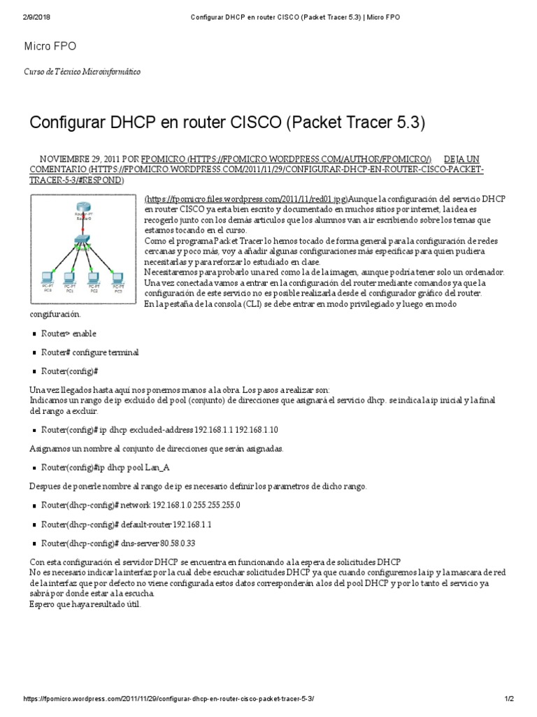 Redes Ccna Cisco | PDF | Dirección IP | Enrutador (Computación)