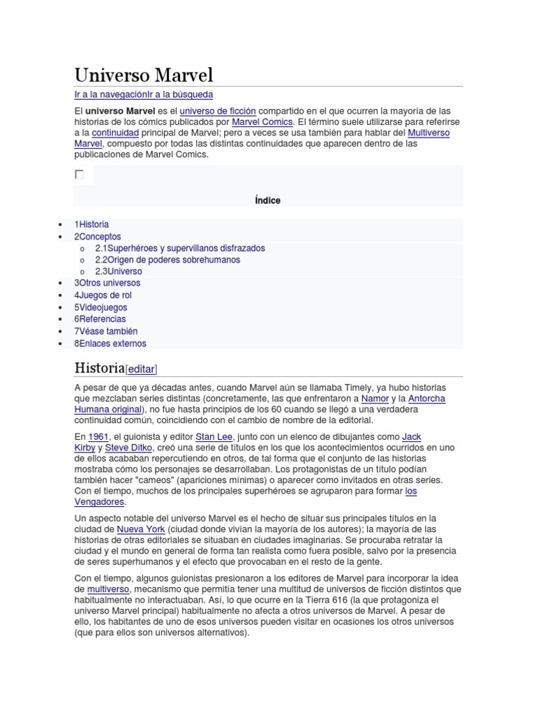 Marvel | PDF | Comics Marvel | Marvel Entertainment