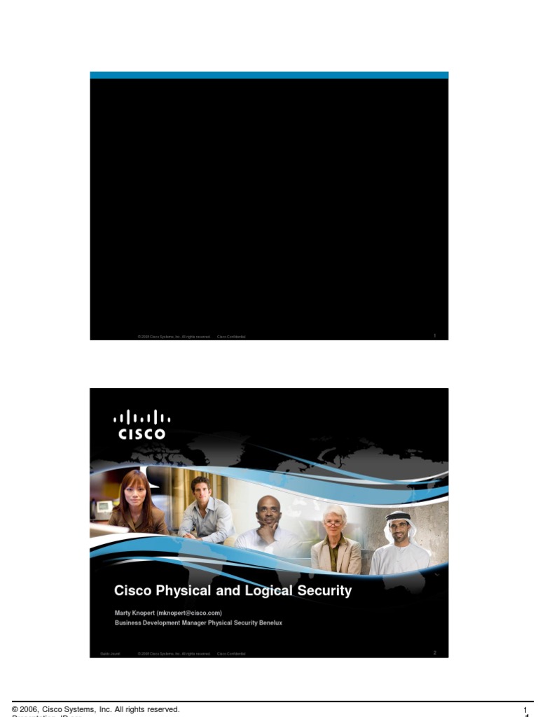 Cisco Physical and Logical Security | PDF | Physical Security | Cisco ...