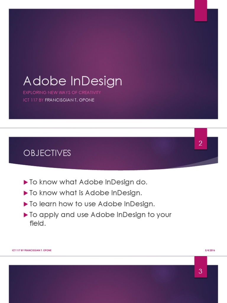 Adobe InDesign | Download Free PDF | Adobe In Design | Rgb Color Model
