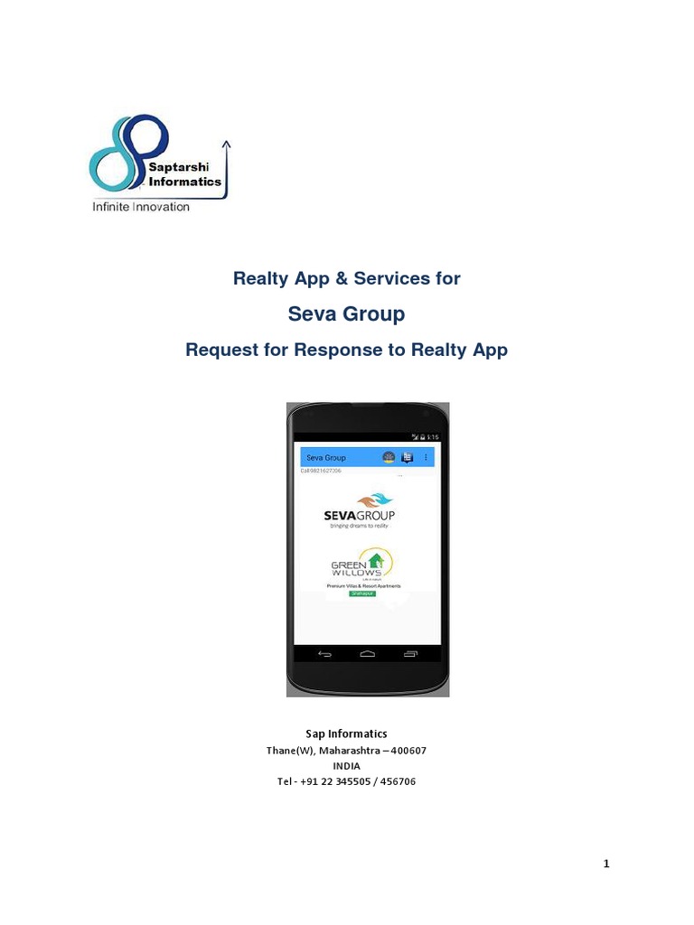 Seva App | PDF | Mobile App | Internet