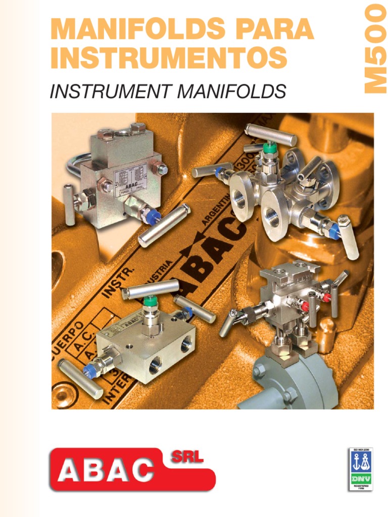 Manifolds ABAC | PDF | Acero | Ingeniería mecánica