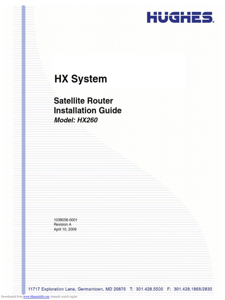 HX System: Satellite Router ! Installation Guide | Download Free PDF ...