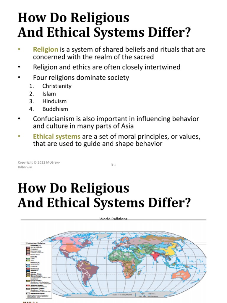 How Do Religious and Ethical Systems Differ?: Religion | PDF ...