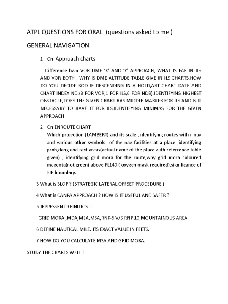 Atpl Questions | PDF