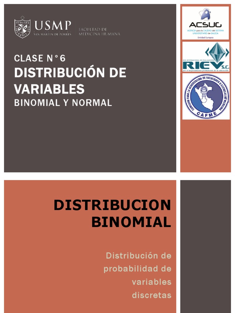 Distribución Binomial y Normal | PDF | Distribución normal | Desviación Estándar