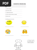 Prueba Diagnóstica para Kínder | PDF | Educación de la primera infancia