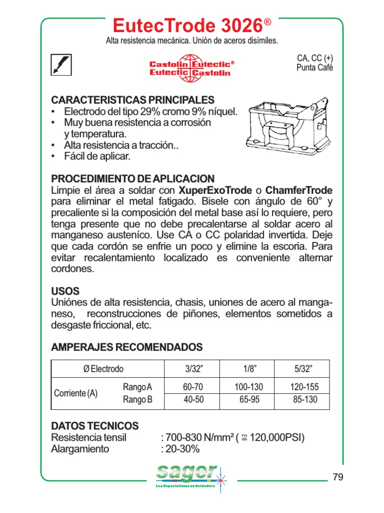 Eutectrode 3026 | PDF