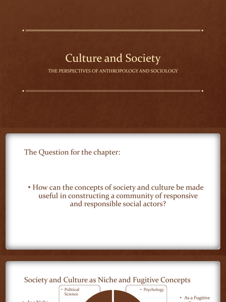 Culture And Society Pdf Pdf Sociology Value Ethics
