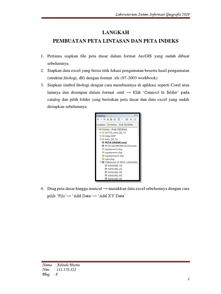 Resume Langkah Pembuatan Peta Indeks | PDF | Metode & Bahan Ajar | Komputer