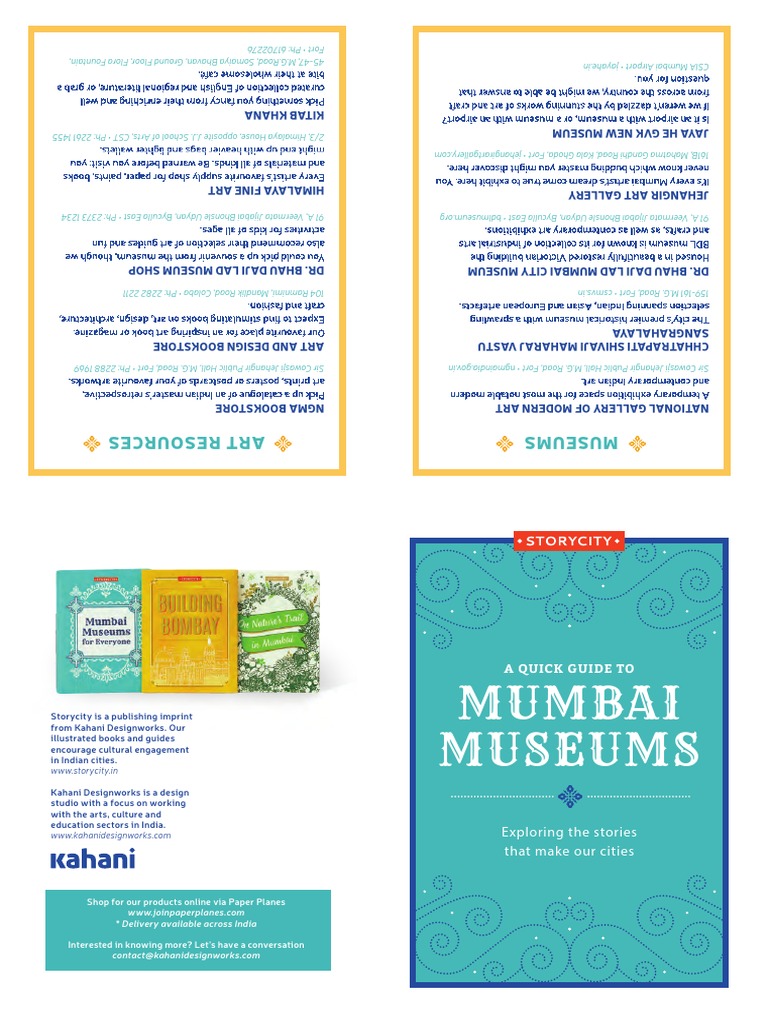 Mumbai Museums-Quick Guide | PDF | Mumbai | Aesthetics