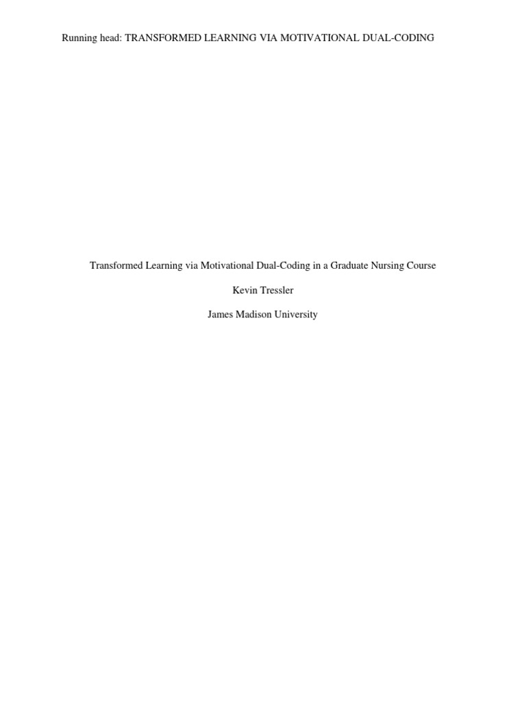 K Tressler Learning Theories Paper Final | Download Free PDF ...
