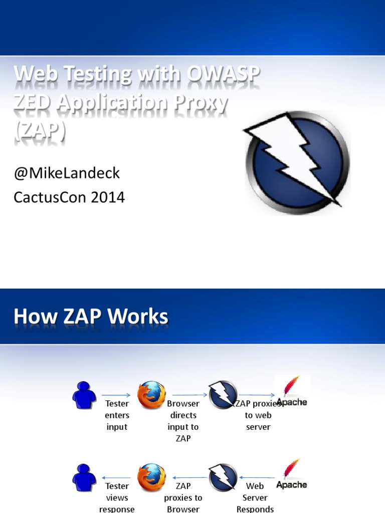 Web Testing with OWASP ZAP Guide | PDF