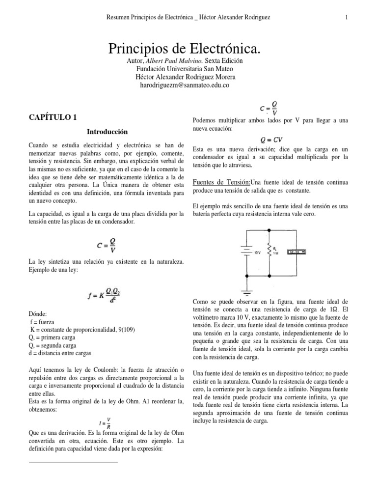 Trabajo Electronica Principios de - Compressed PDF | PDF | Semiconductores | Dopaje (semiconductor)
